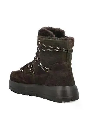 Bogner Shearling Trim Boots