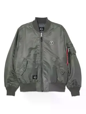 AAPE BY *A BATHING APE Logo-patched Bomber Jacket