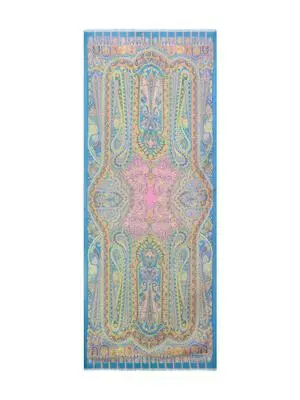 Etro Cashmere Scarf - Blue