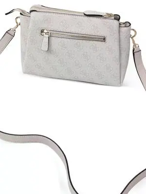 Guess Monogram Zip Satchel