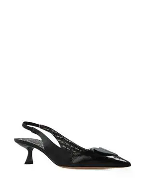 Kate Spade New York 60mm Lover Heart-detailed Heels - Black