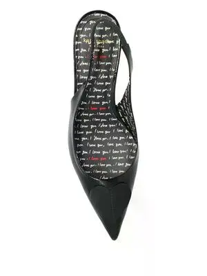 Kate Spade New York 60mm Lover Heart-detailed Heels - Black