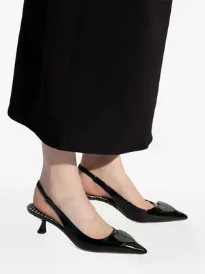 Kate Spade New York 60mm Lover Heart-detailed Heels - Black