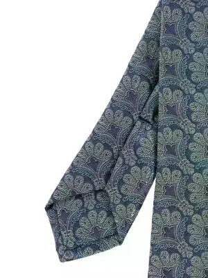 Etro Patterned Necktie - Blue