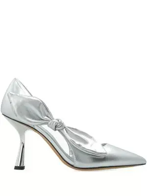 Kate Spade New York 89mm Bunnie Bow-detailed Pumps - Silver