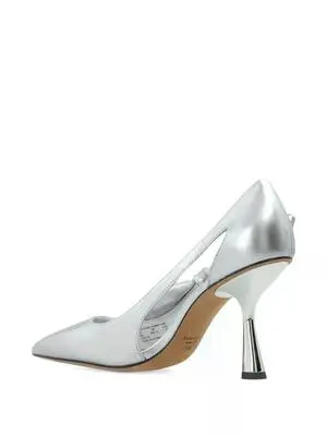 Kate Spade New York 89mm Bunnie Bow-detailed Pumps - Silver