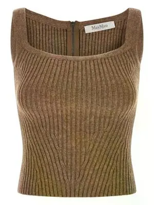 Max Mara Aretusa Ribbed-knit Tank Top