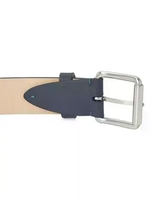 Paul Smith Leather Belt With Stripe Detail