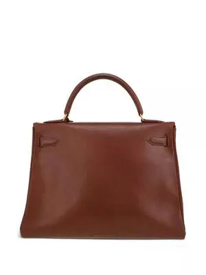 Hermès 1996 Kelly 32 Courchevel Leather Tote Bag - Brown