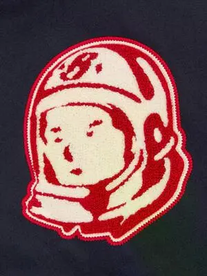 BILLIONAIRE BOYS CLUB Fanfare Script Embroidered Bomber Jacket - Blue