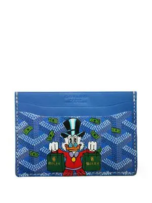 Goyard Customised Saint-sulpice Graphic Card Holder - Blue