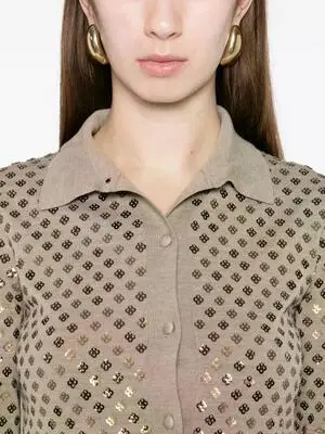 Max Mara Sequin-embellished Cardigan