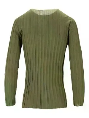 LA ROSE Ribbed Long-sleeve Top