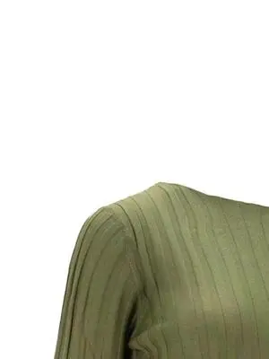 LA ROSE Ribbed Long-sleeve Top