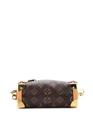 LOUIS VUITTON Side Trunk Handbag Monogram Canvas Pm