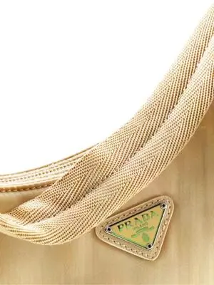 Prada Re-edition 2000 Tessuto Mini Hobo Bag - Neutrals