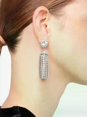 Rabanne Crystal-embellished Tassel Earrings