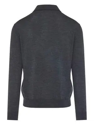 Etro Long-sleeve Polo Shirt - Grey