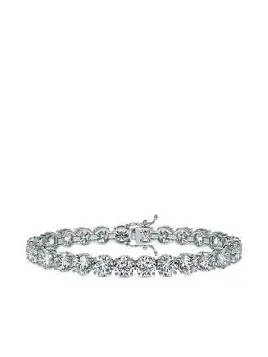 TILLA 14k White Gold Diamond Tennis Bracelet - Silver