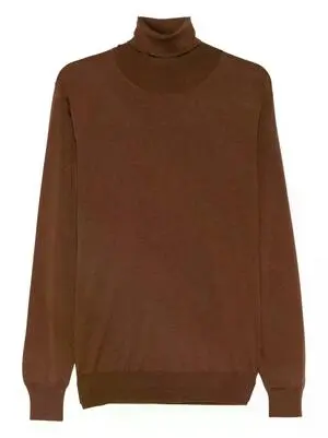 DELL'OGLIO Roll-neck Long Sleeve Sweater