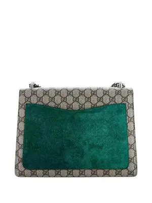 Gucci Dionysus Medium Shoulder Bag Embroidered Gg Coated Canvas