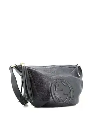Gucci Soho Messenger Bag Leather Medium - Black
