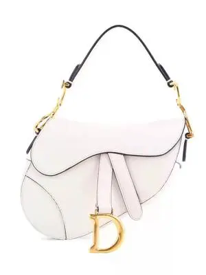 Dior Saddle Handbag - White