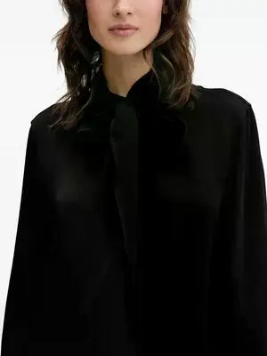 Hugo Tie-neck Long-sleeve Shirt
