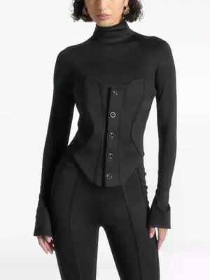 Manière De Voir Contour Jumpsuit With Buttoned Corset