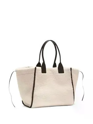 GANNI Xxl Shearling Tote Bag