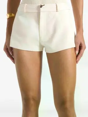 Manière De Voir Maniere De Voir Tailored Mini Shorts - Neutrals