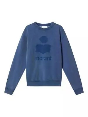 MARANT Mikoy Logo-print Sweatshirt - Blue