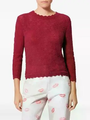 MARANT ETOILE Leonette Scalloped Pullover - Pink