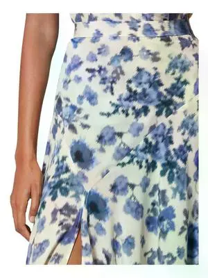Isabel Marant Étoile Sakura Floral Print Skirt - Neutrals