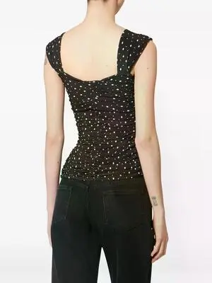 Isabel Marant Étoile Polka-dot Gemina Top - Black