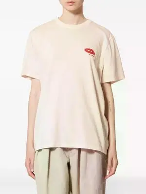 MARANT ETOILE Zewel Embroidered T-shirt - Neutrals