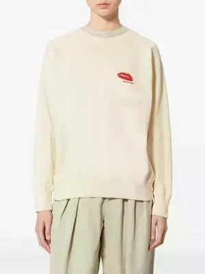 MARANT ETOILE Millyny Embroidery Sweatshirt - Neutrals