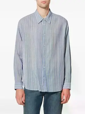 MARANT Cybilio Striped Shirt - Blue