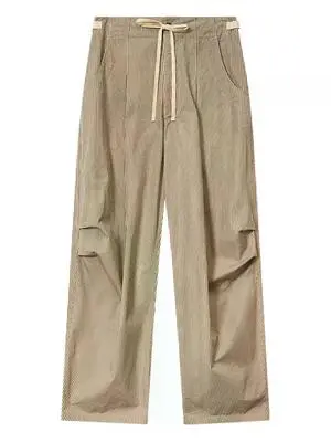MARANT ETOILE Ceryne Striped Cotton Trousers