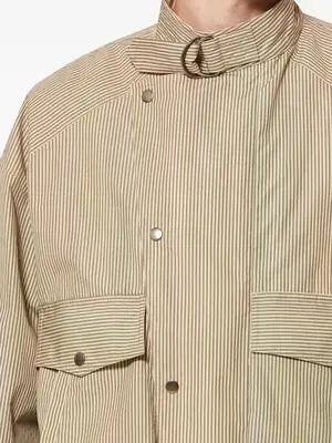 MARANT Corto Striped Jacket - Neutrals