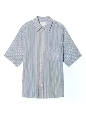 MARANT Labilio Striped Shirt - Blue