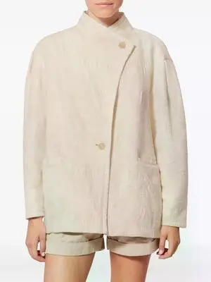 MARANT ETOILE Uadie Button-fastening Jacket - Neutrals