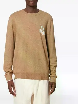 MARANT Antea Logo-detail Pullover - Brown