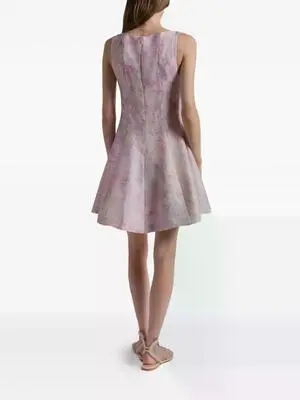 Alberta Ferretti Floral Mini Dress