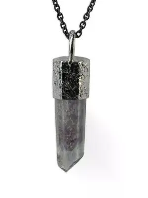 PARTS OF FOUR Sterling Talisman Amethyst Necklace - Silver