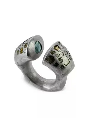 PARTS OF FOUR Druid Arc Ring - Silver