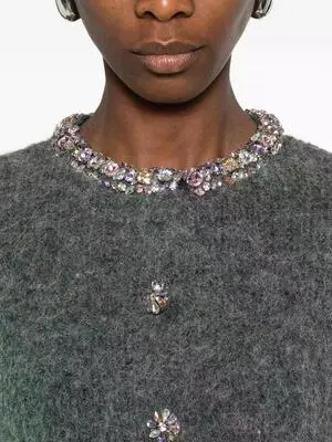 SELF-PORTRAIT Crystal-embellished Cardigan
