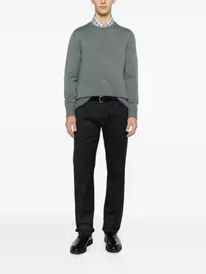DRUMOHR Ribbed Crew-neck Sweater - Grey