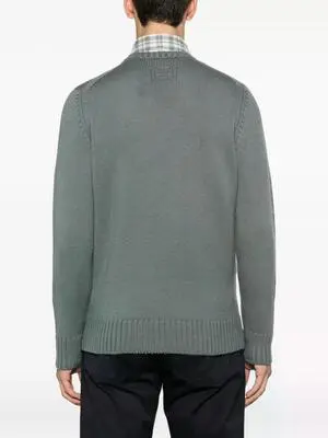 DRUMOHR Ribbed Crew-neck Sweater - Grey