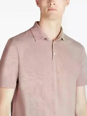 SLOWEAR Cotton Polo Shirt - Pink